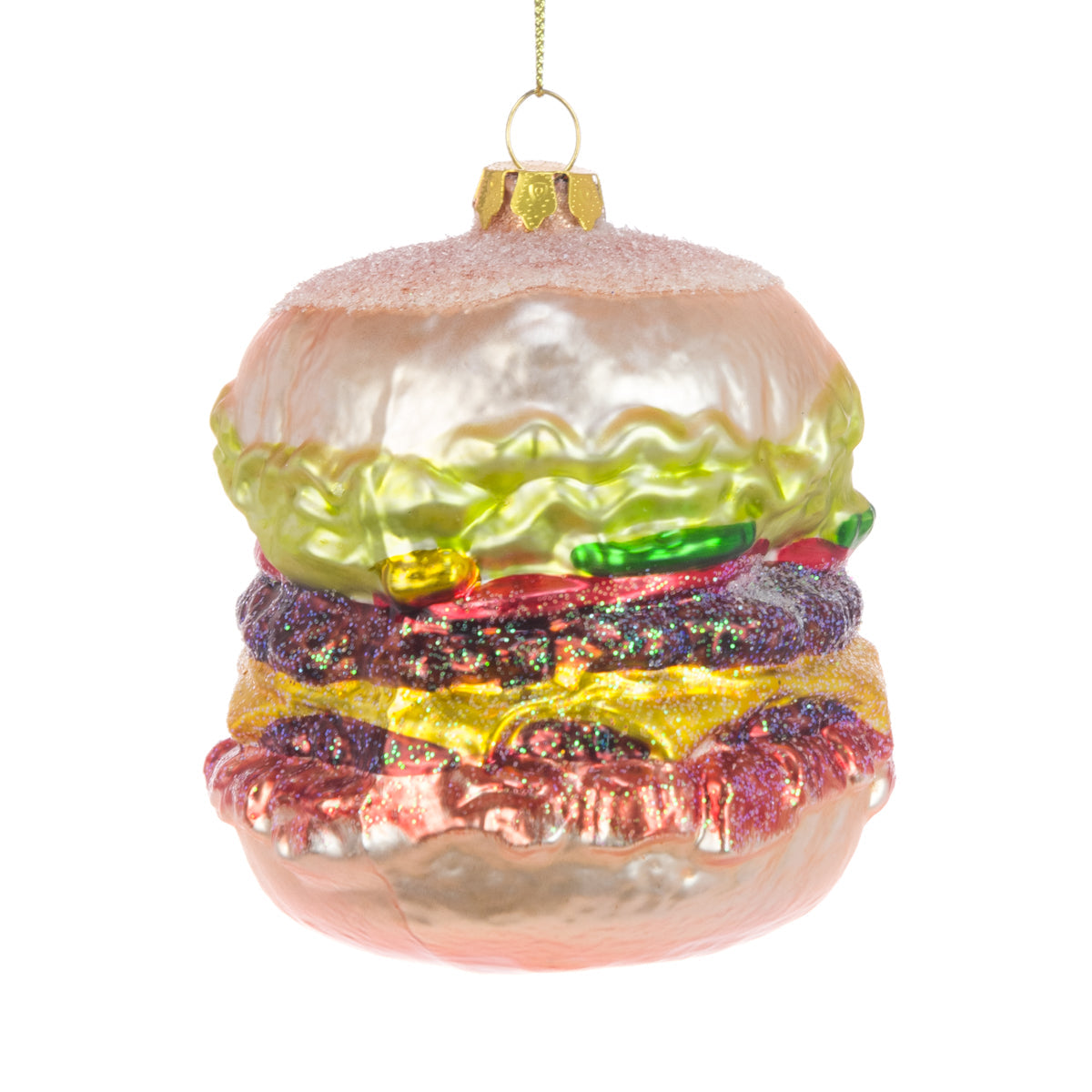 Glass Hamburger Christmas Tree Bauble Hanger – Southwood Garden Centre