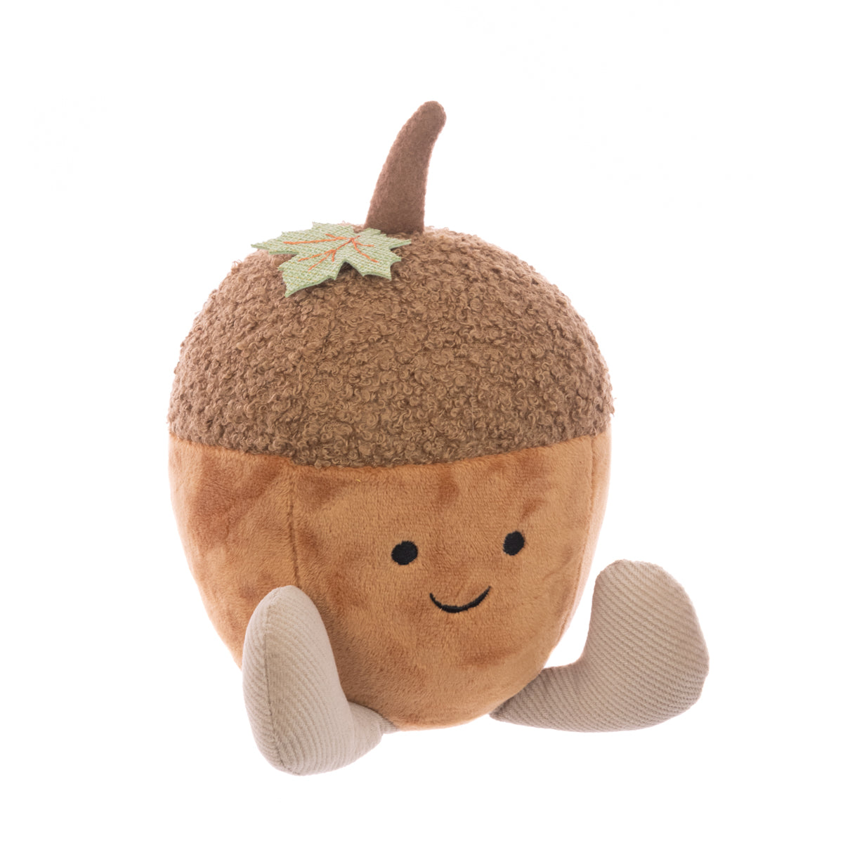 Cuddly Autumn Acorn Figure with Smily Face – Southwood Garden Centre