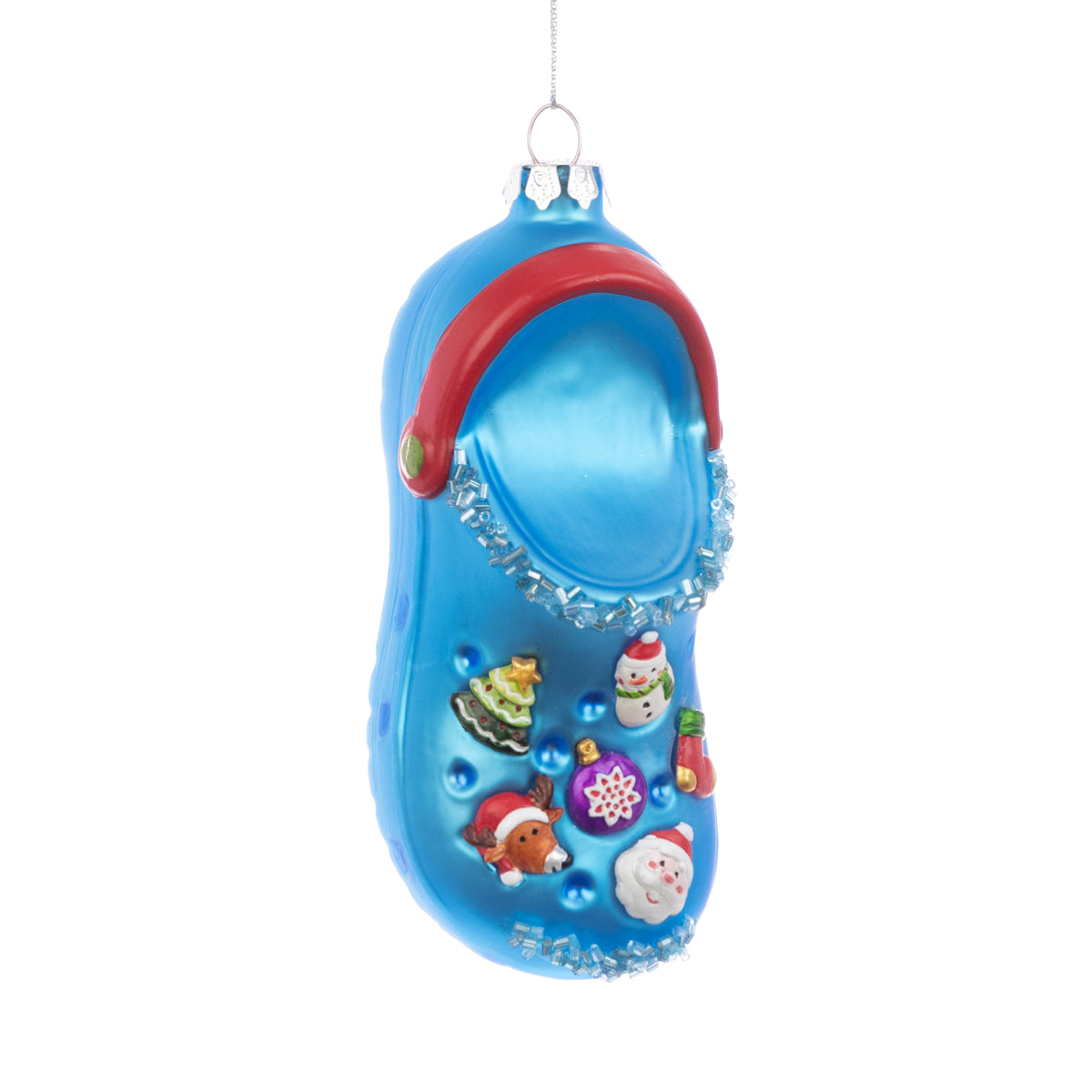 Glass Christmas Croc Clog Shoe Tree Bauble - 13cm – Southwood Garden Centre