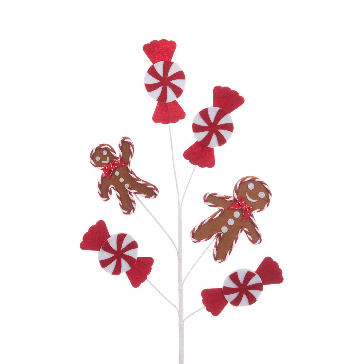 Gingerbread with Candy Canes Spray - 64cm – Southwood Garden Centre