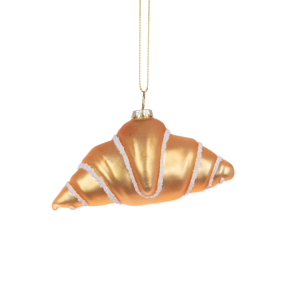 Glass Croissant Christmas Tree Bauble – Southwood Garden Centre