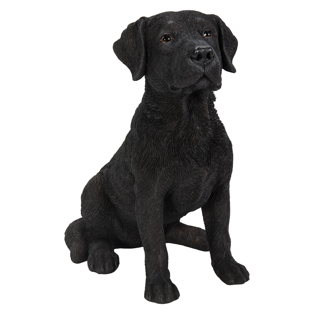 Vivid Arts - Real Life Black Labrador Dog Large Garden Ornament ...