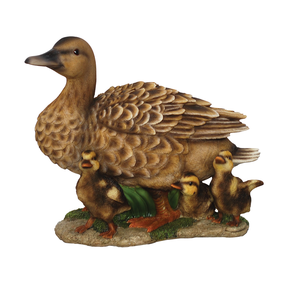 Vivid Arts - Real Life Duck & Duckling Family Garden Ornament ...