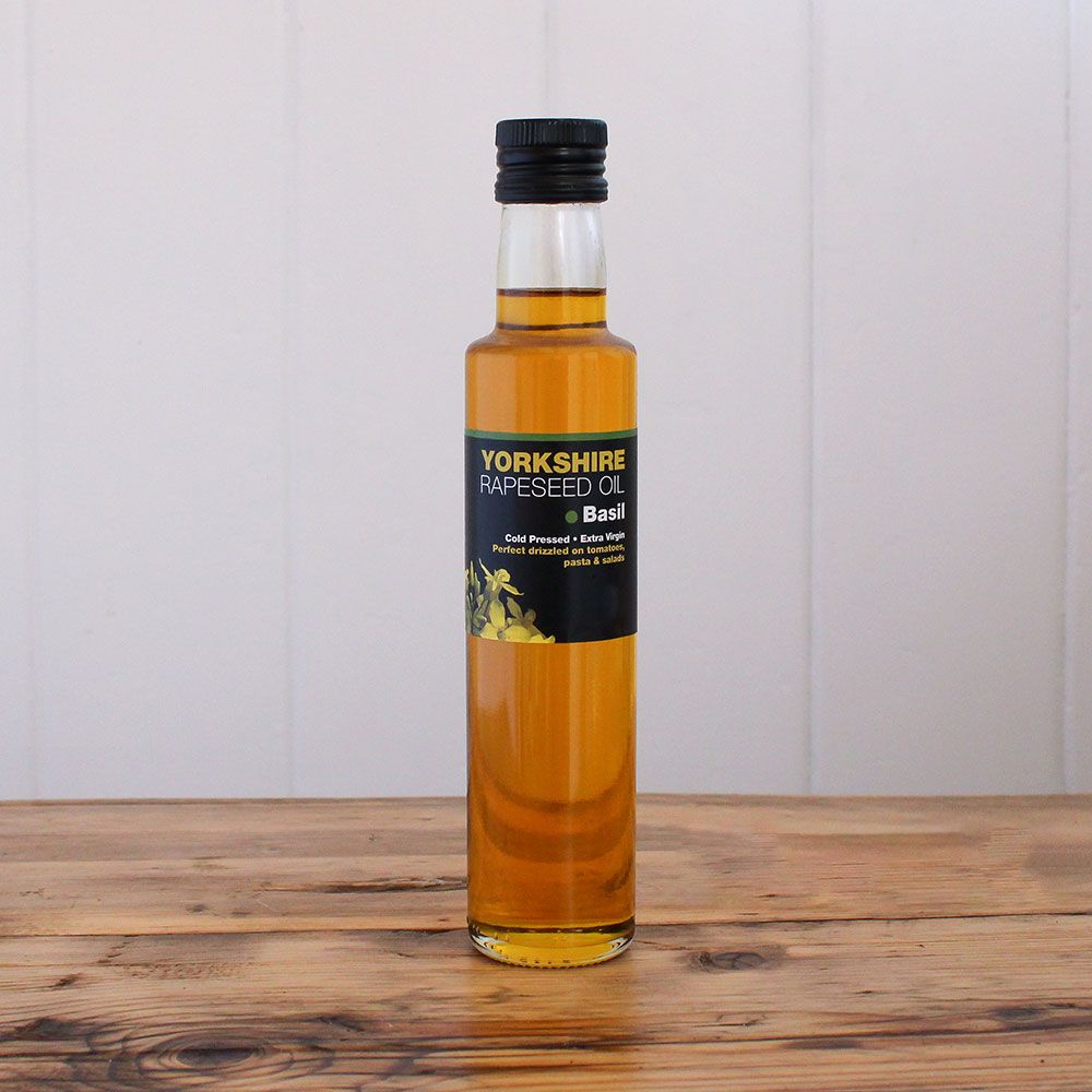 Yorkshire Rapeseed Oil with Basil 250ml – Southwood Garden Centre
