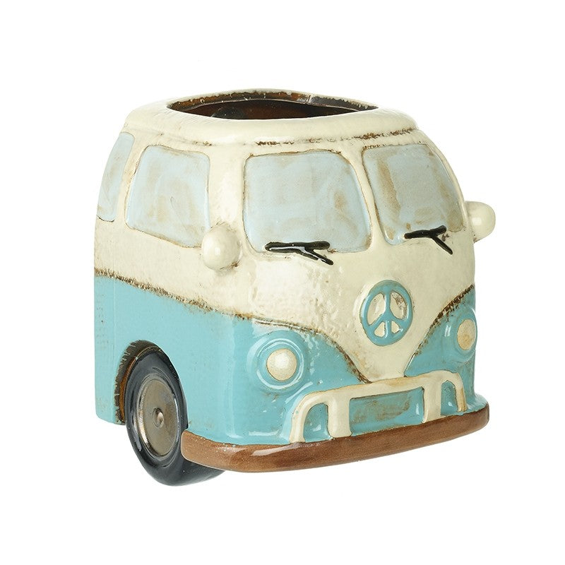 Ceramic Camper Van Front Bus Wall Planter – Southwood Garden Centre