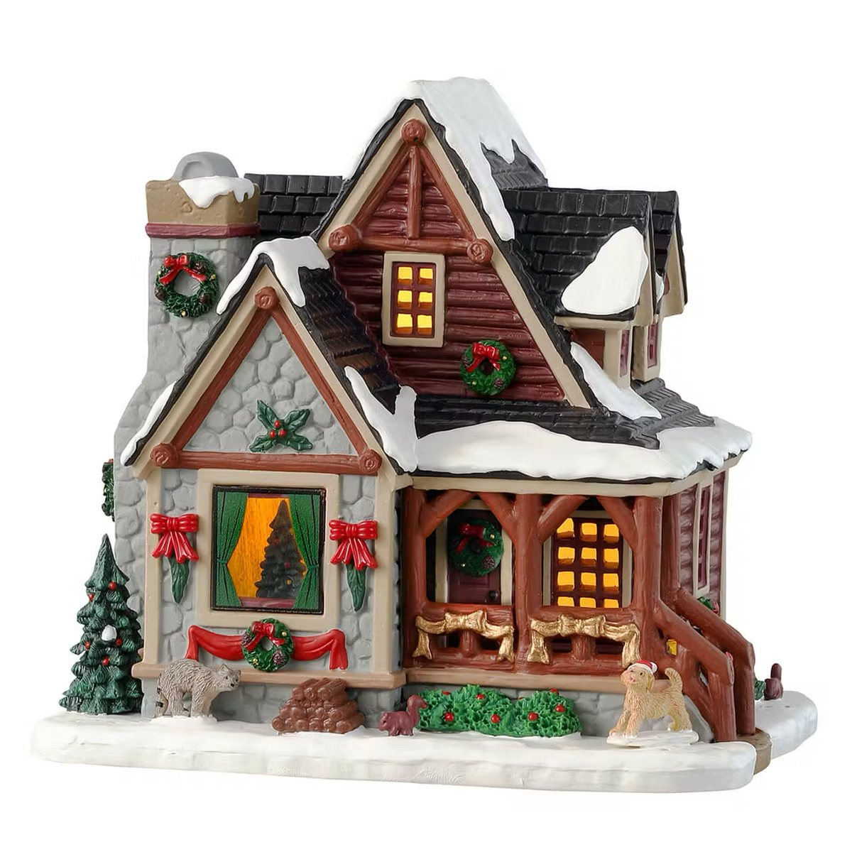 Lemax - Christmas Cabin Light Up Village House – Southwood Garden Centre