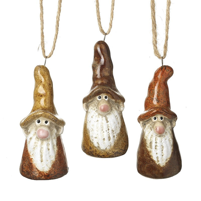 Brown Stoneware Gonk Hanging Decorations – Southwood Garden Centre