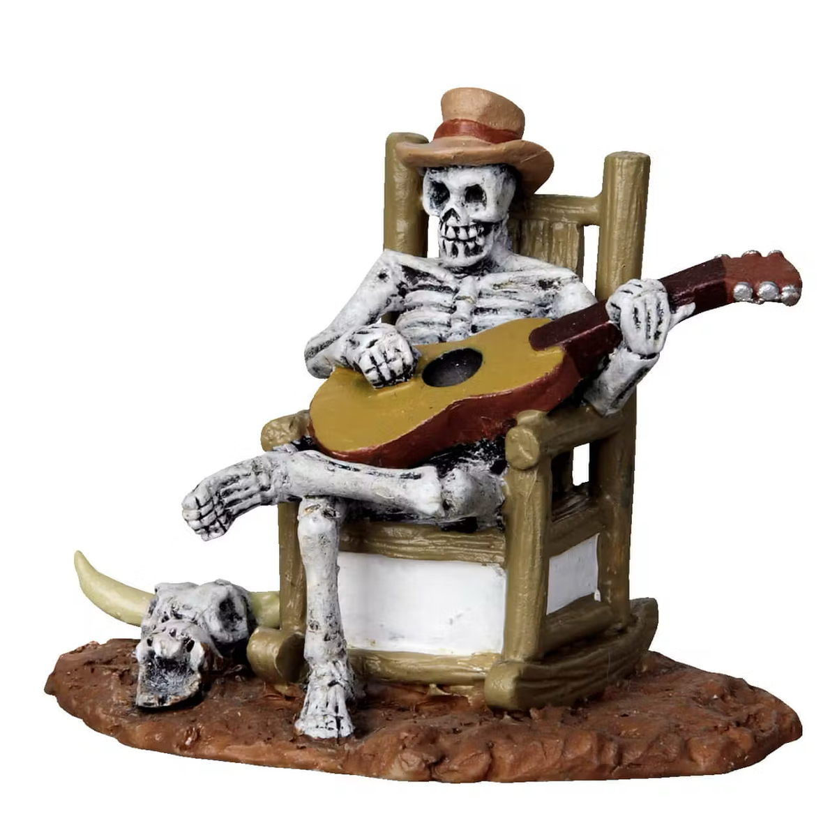 Lemax Spooky Town - Rocking Chair Skeleton Halloween Village Figurine ...