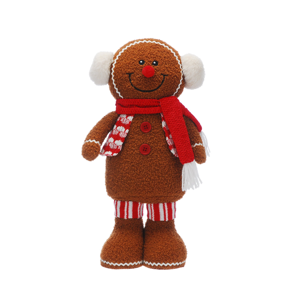 Standing Fabric Brown Gingerbread Man - 40cm – Southwood Garden Centre