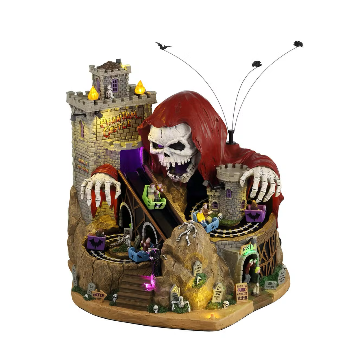 Lemax Spooky Town - Phantom Castle with Lights, Sound & Motion ...