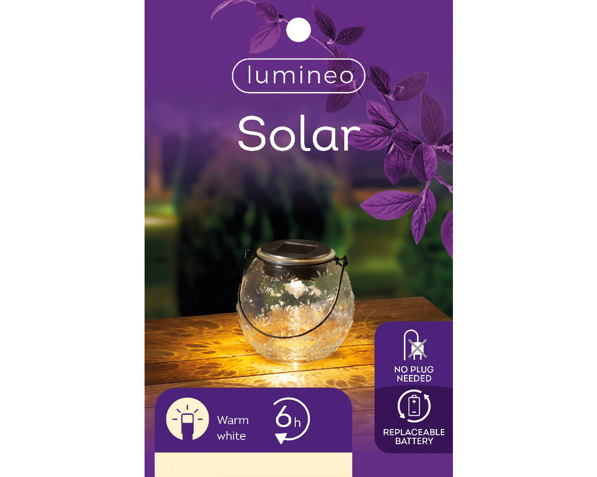 Glass Ball Solar Powered Table Light – Southwood Garden Centre
