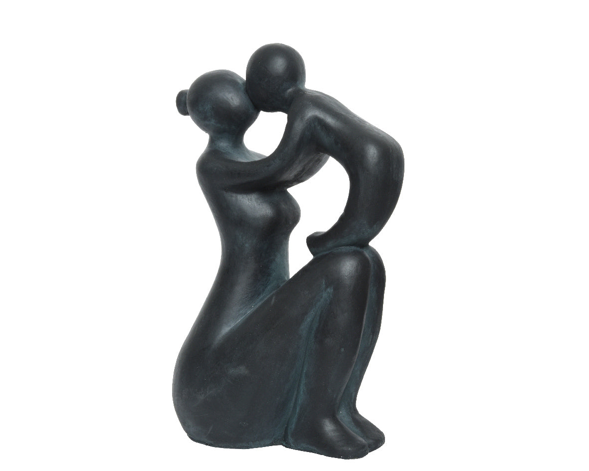 Dark Grey Mother & Child Outdoor Statue – Southwood Garden Centre