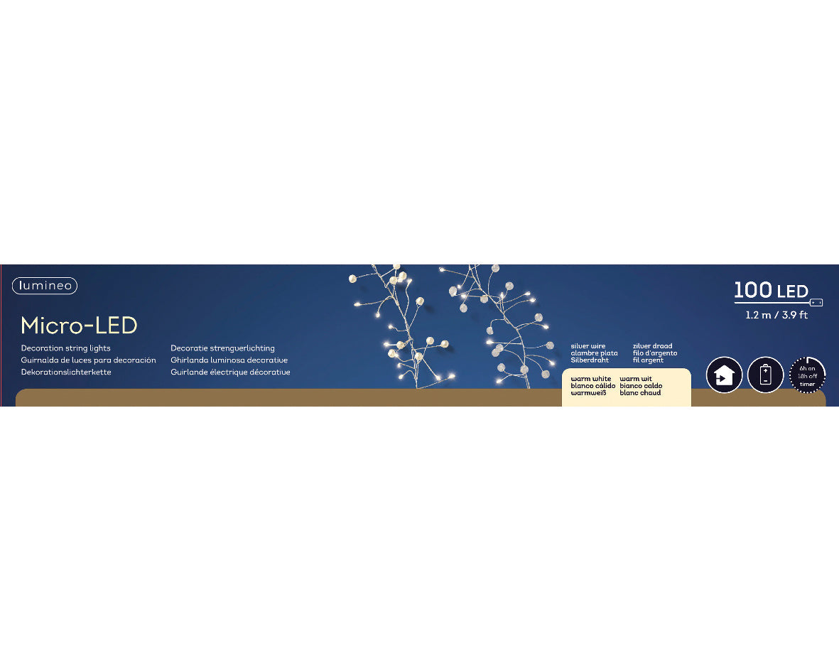 Lumineo Micro LED Crystal Cluster Lights - 100 LEDS – Southwood Garden ...