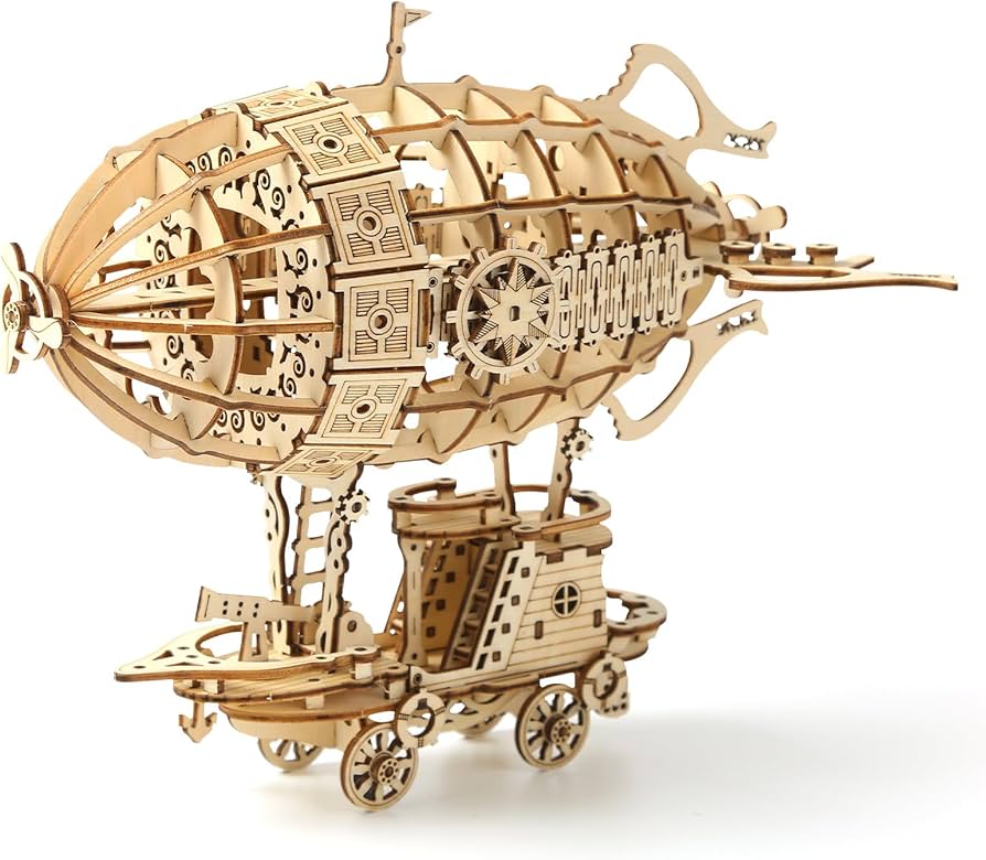 Robotime Airship DIY Model Wooden Puzzle Kit – Southwood Garden Centre