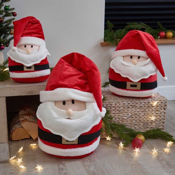 Soft and Cuddly Squeezy Santa Plush XL - 50cm – Southwood Garden Centre
