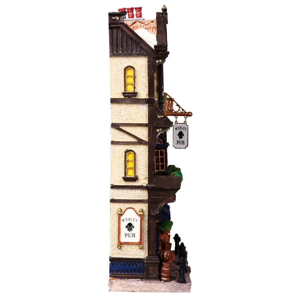 Lemax Wesley Pub- Christmas Village Pub with LED Lights – Southwood ...