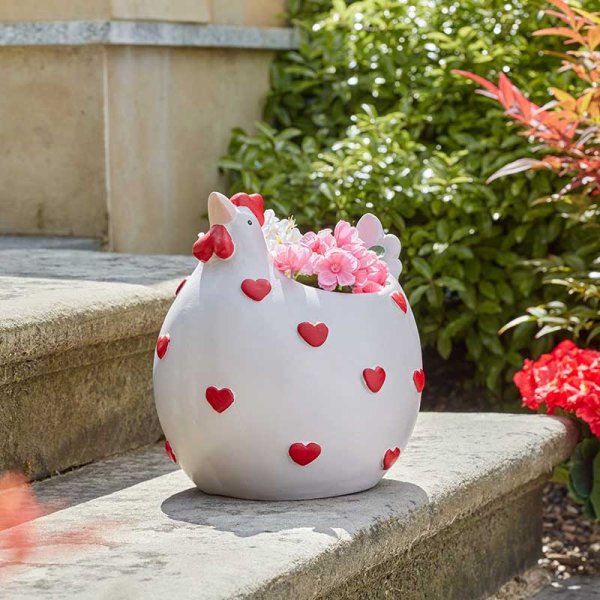 Hen Heart Planter – Southwood Garden Centre