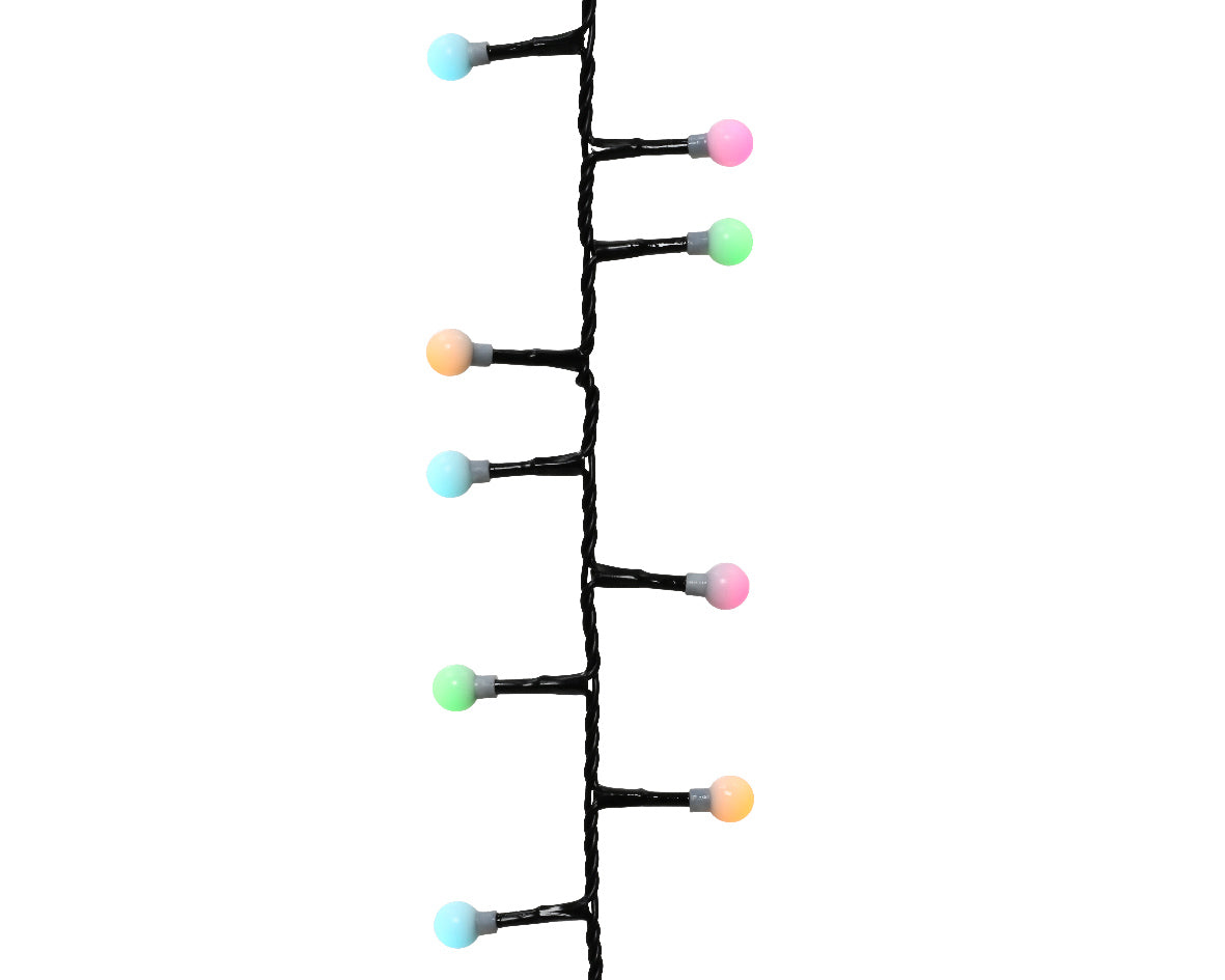 Lumineo Multicoloured LED Cherry Compact Twinkle Outdoor Lights with 1 ...
