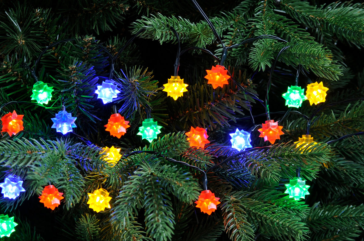 50 Multicoloured Traditional Style Diamond LED Lights – Southwood ...