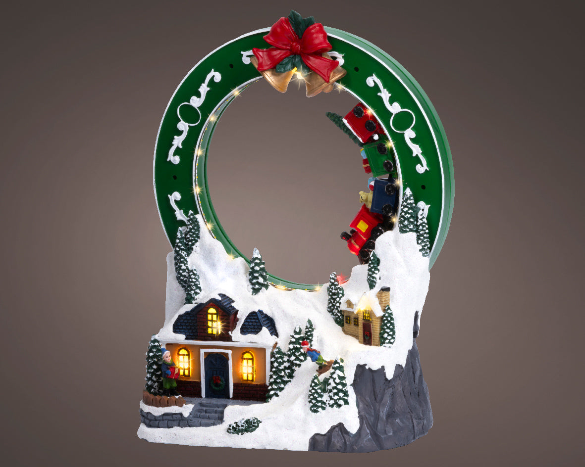 Lumineo Christmas Village Scenery with Lights and Motion – Southwood ...
