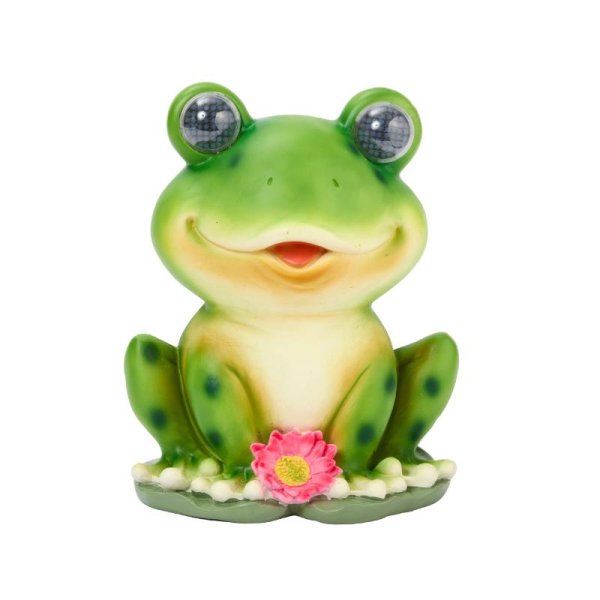 Smart Solar Blinkin' Frog with Moving Light Up Eyes – Southwood Garden ...