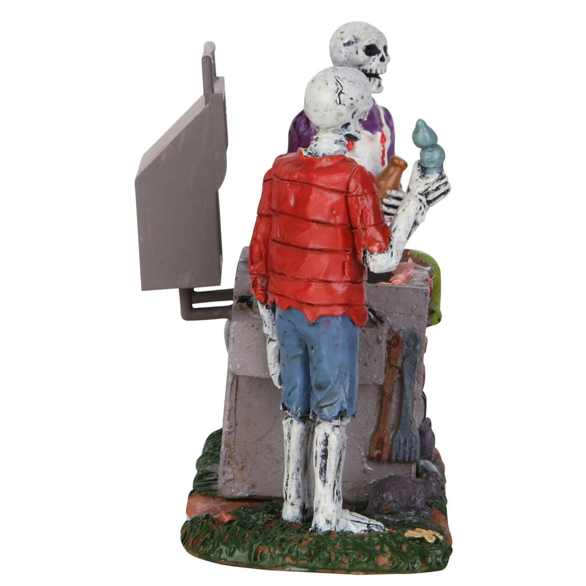 Lemax Spooky Town - Gory Grillin Skeleton BBQ with Lights – Southwood ...