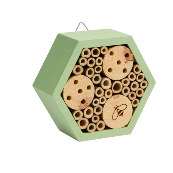 Mason Bee Wooden HexBox Insect House – Southwood Garden Centre