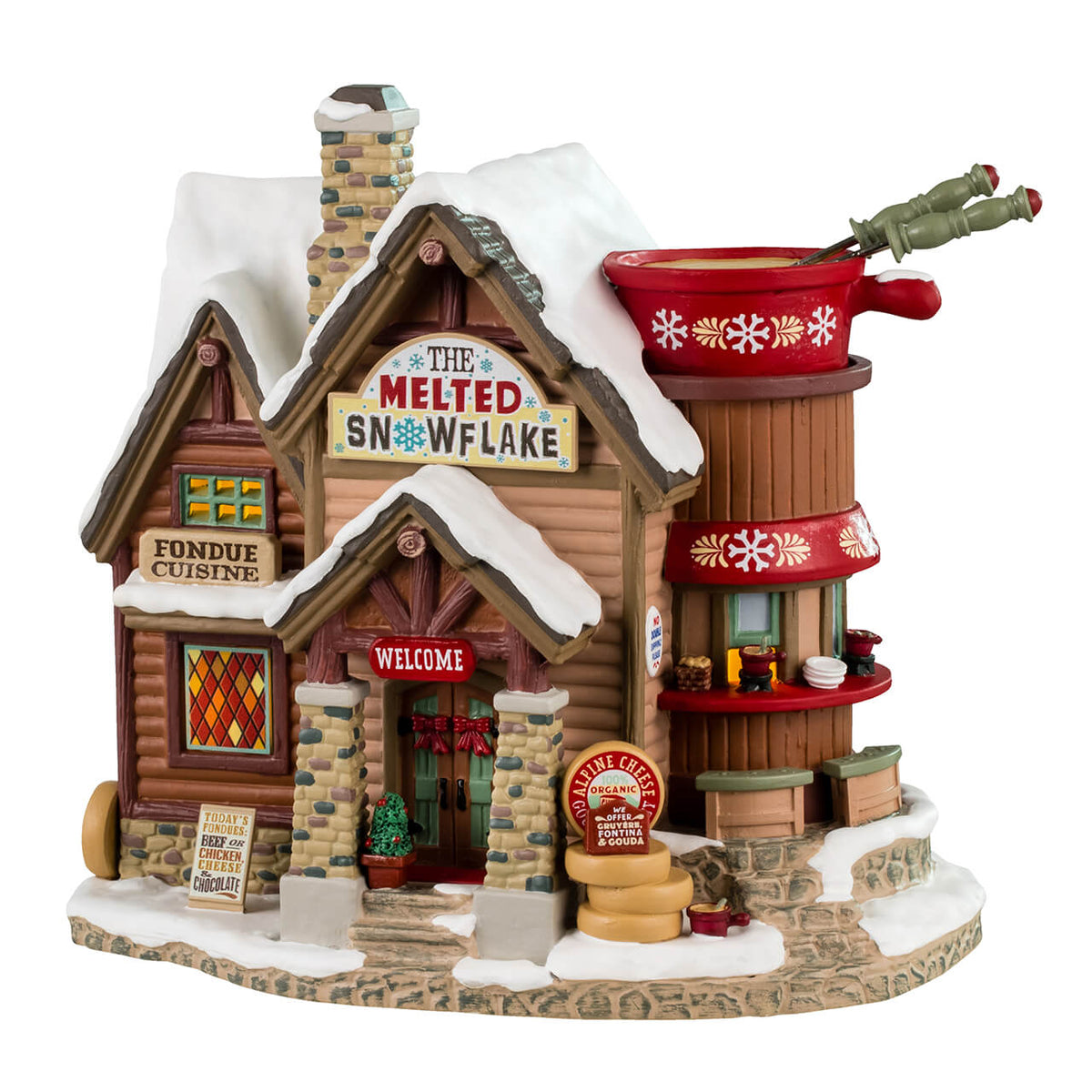 Lemax - The Melted Snowflake Fondue Restaurant Light Up – Southwood ...