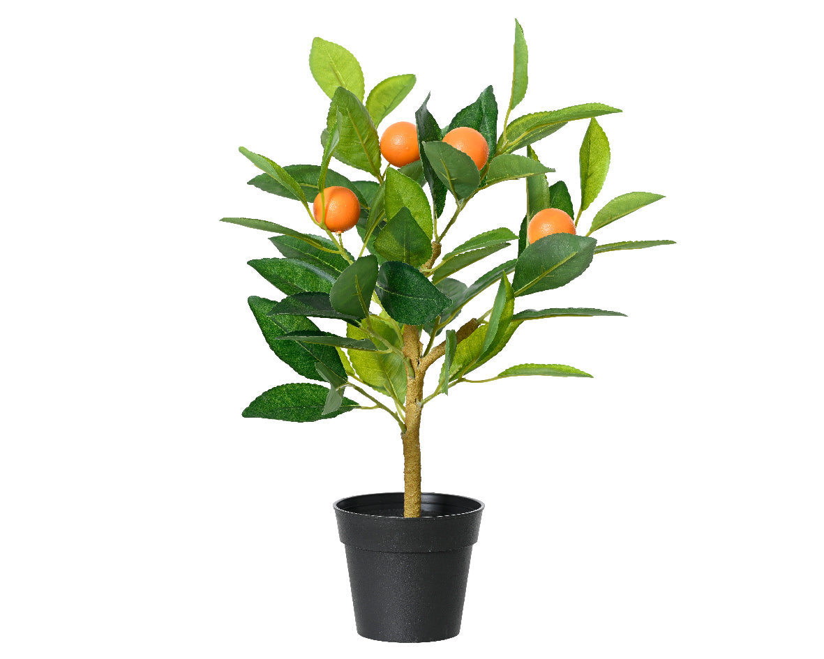 Artificial Potted Orange Tree - 43cm – Southwood Garden Centre