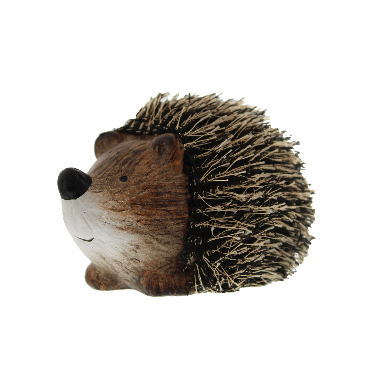 Ceramic Brown Hedgehog Ornament – Southwood Garden Centre