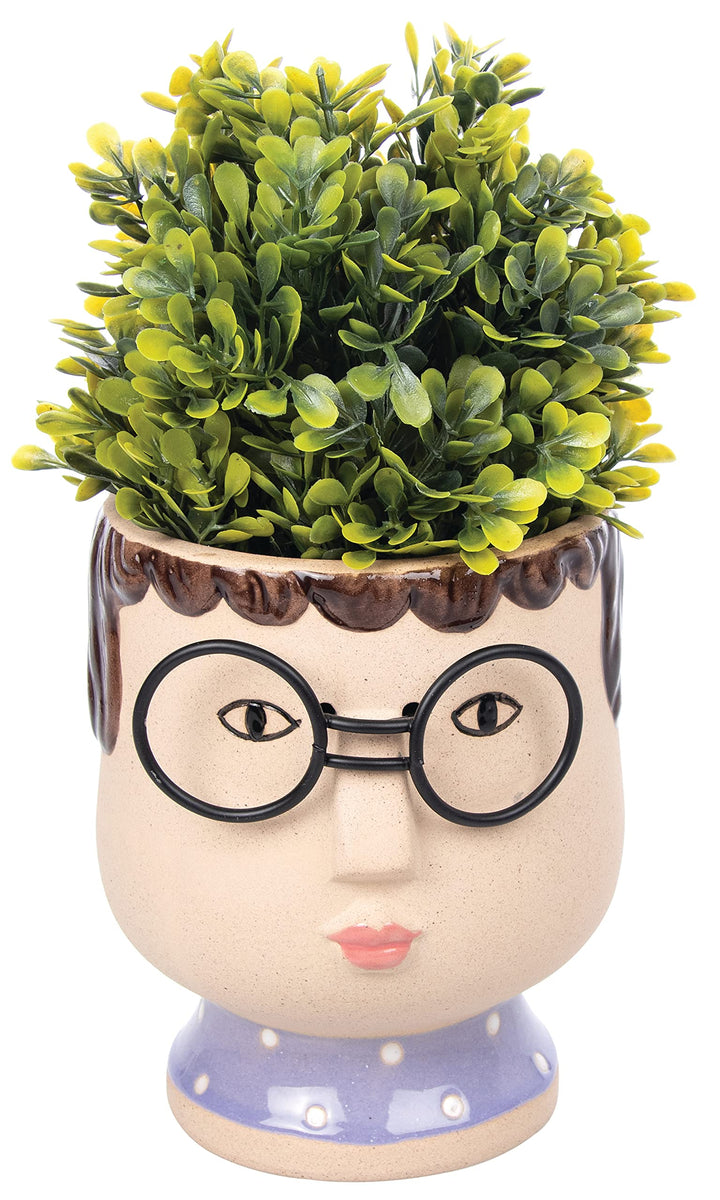 House Plant Face Planter Betty with Glasses - Lilac Medium – Southwood ...