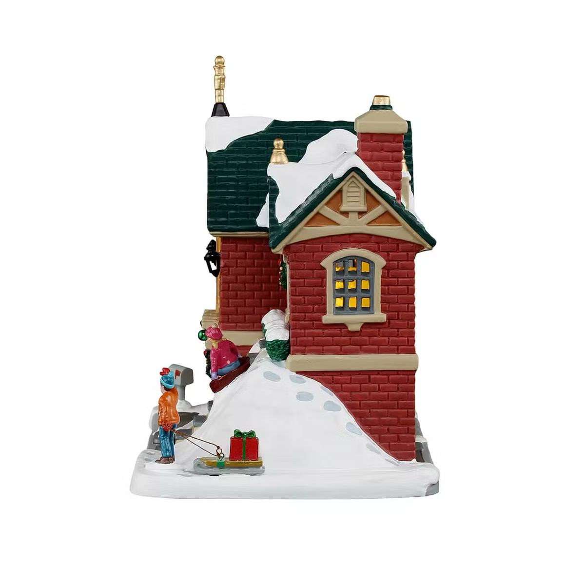 Lemax - The Little Brick House Light Up Christmas Village Building ...