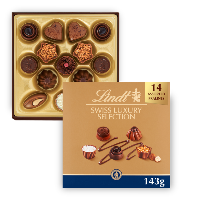Lindt Swiss Luxury Selection Assortment of Chocolates - 143g ...