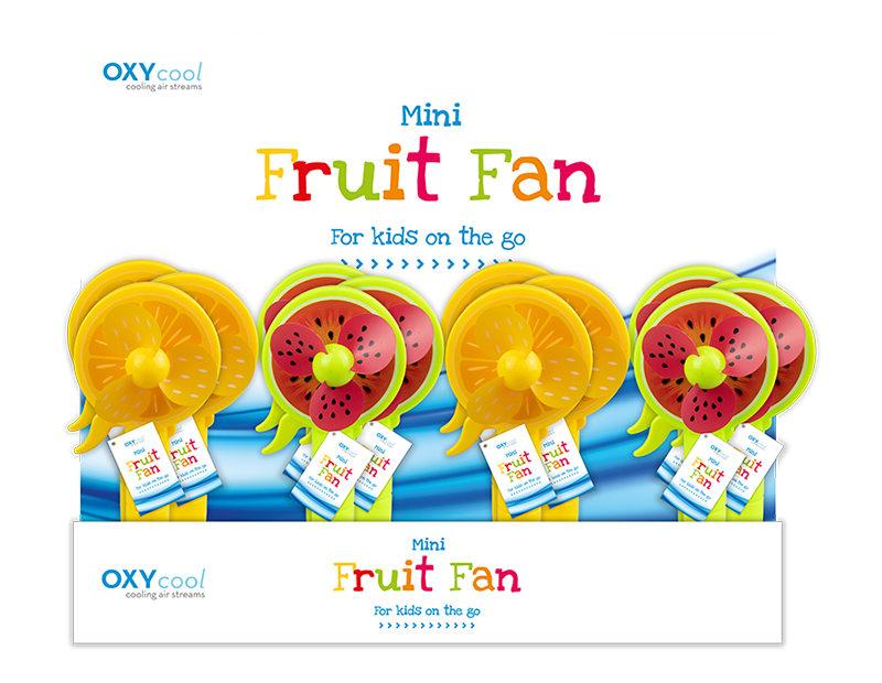 Handheld Mini Fruit Themed Fan with Built in Sprayer - Individual ...
