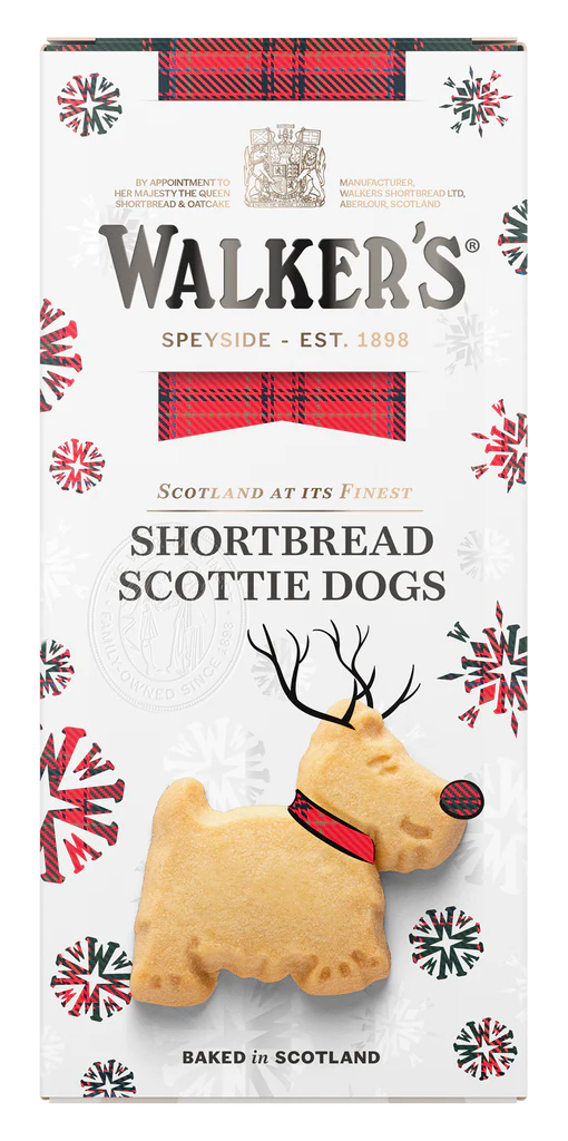 Walkers Shortbread Reindeer Scottie Biscuit Carton - 120g – Southwood ...
