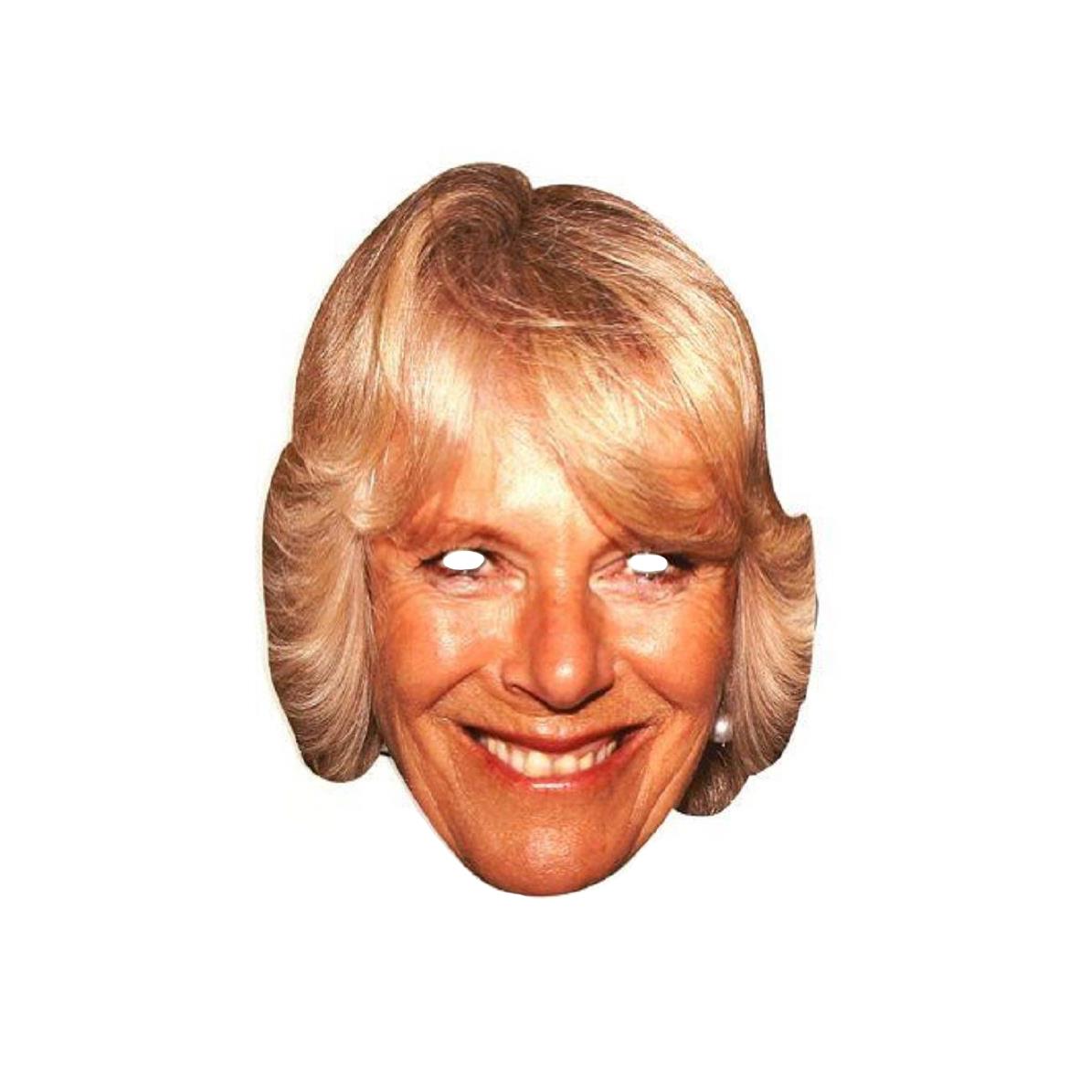 Queen Consort Camilla Royal Party Paper Face Mask – Southwood Garden Centre