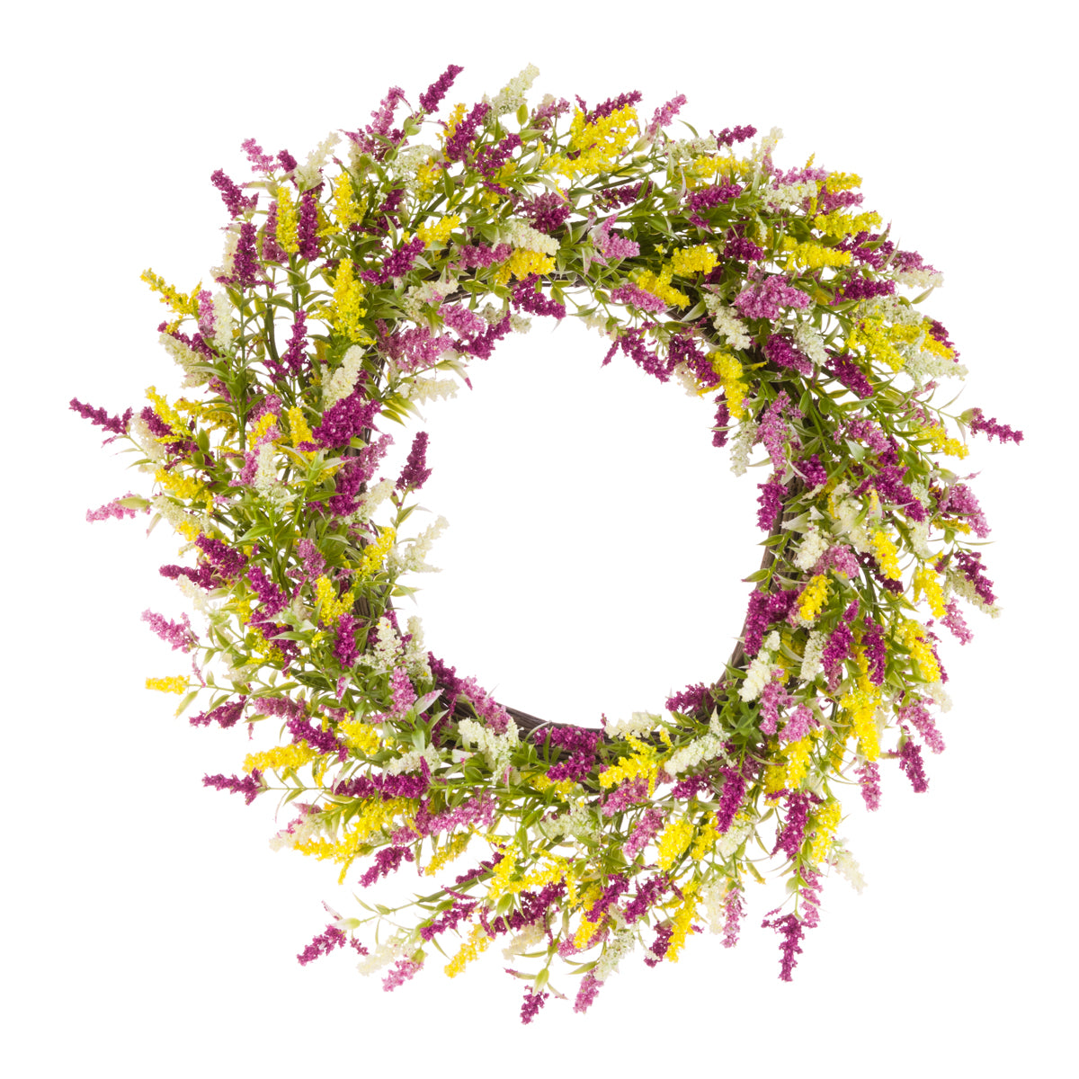 Spring Heather Wreath - 56cm – Southwood Garden Centre