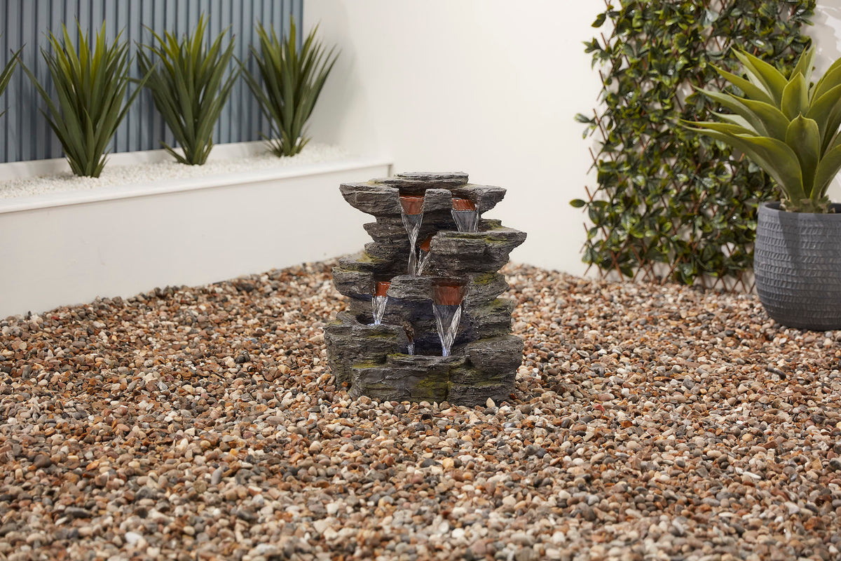 Altico Coniston Rock Fall Effect Water Feature / Fountain – Southwood ...