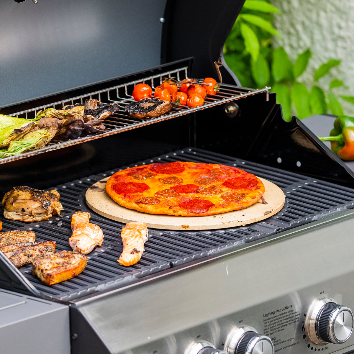Grillstream Gastro BBQ Ceramic Pizza Stone – Southwood Garden Centre