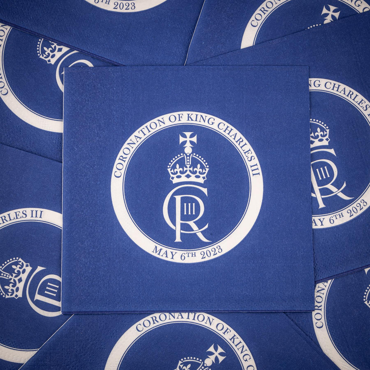 King Charles Coronation Logo Party Napkins - Pack of 25 – Southwood ...