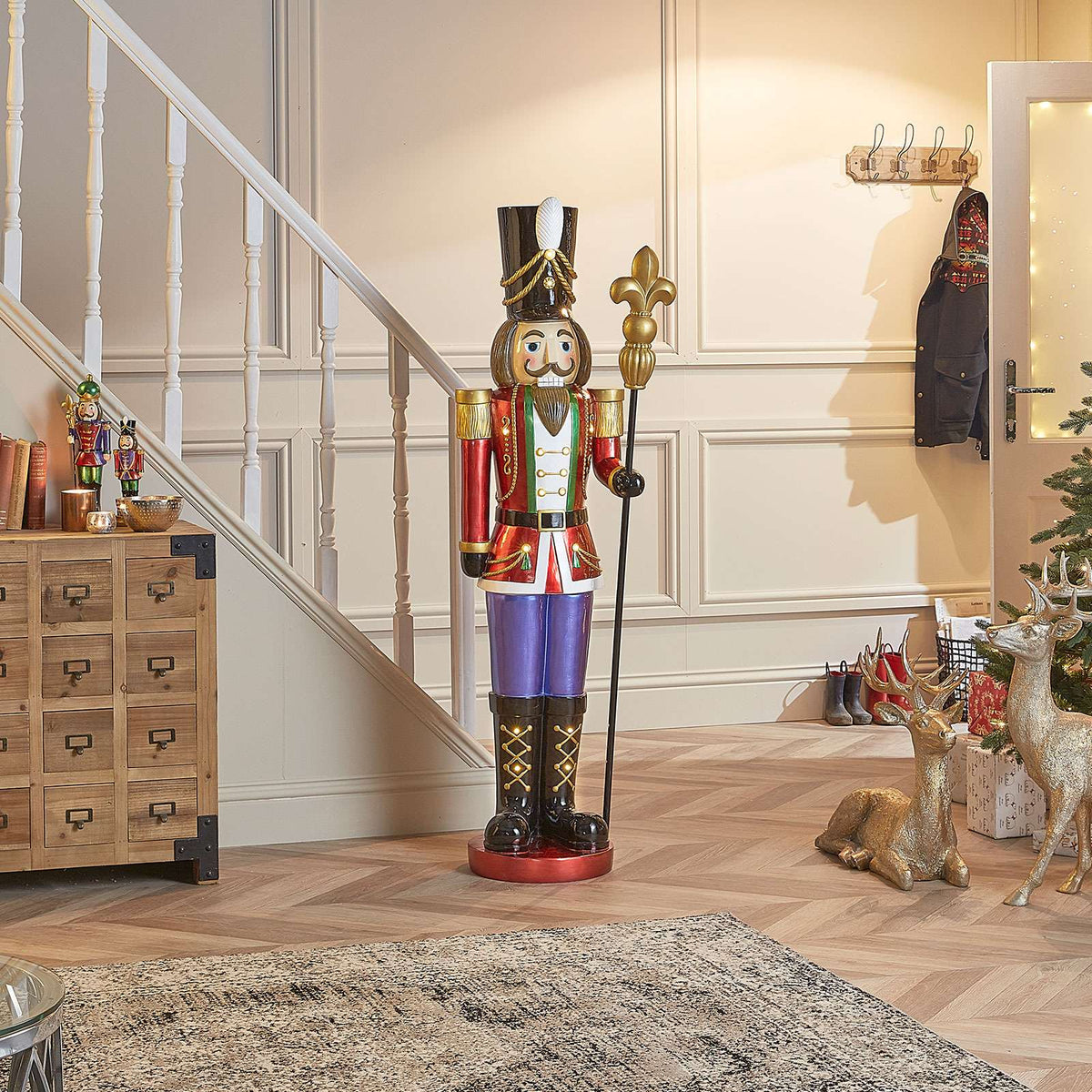 Christian the Giant 5.2ft Nutcracker Light Up LED - Indoor Outdoor ...