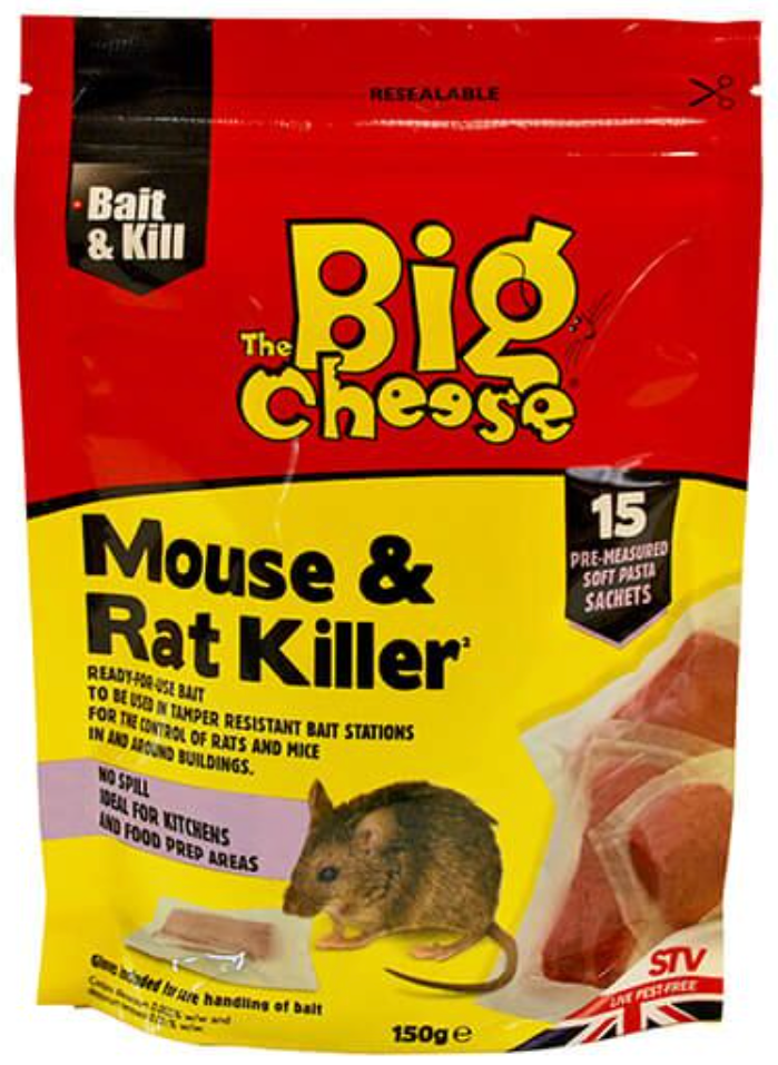 The Big Cheese Mouse & Rat Killer - Pack of 15 – Southwood Garden Centre