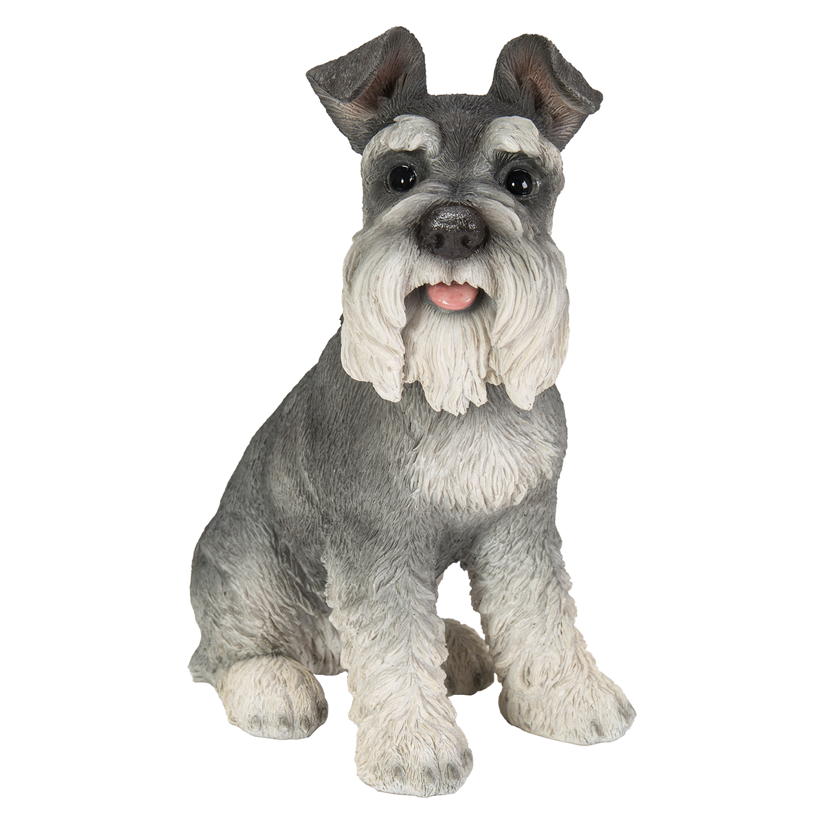 Vivid Arts - Sitting Miniature Schnauzer Dog Garden Ornament ...