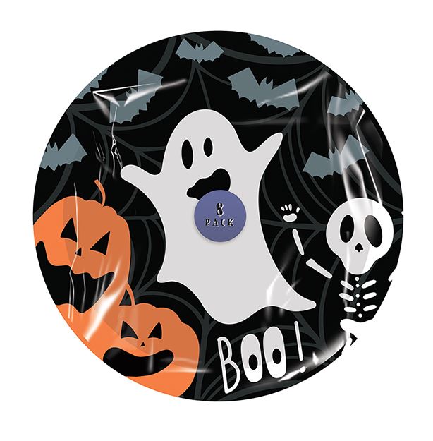Halloween Party Paper Plates 22.5cm - Pack of 8 – Southwood Garden Centre