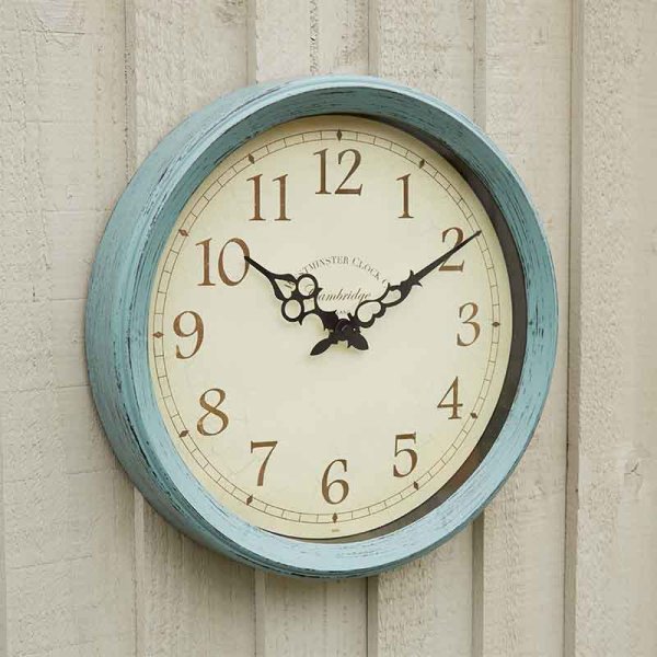Cambridge Garden Wall Clock - Indoor or Outdoor – Southwood Garden Centre