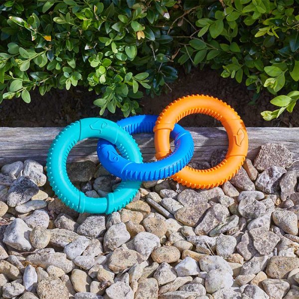 Zoon Rubber Dog Toy Tri- Links – Southwood Garden Centre