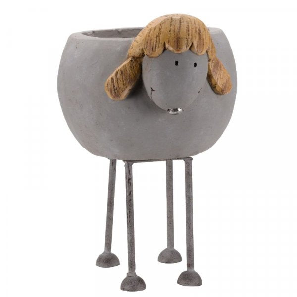 Woodstone Sheep Animal Planter with Legs – Southwood Garden Centre