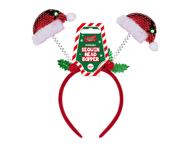 Reversible Sequin Christmas Head Boppers – Southwood Garden Centre