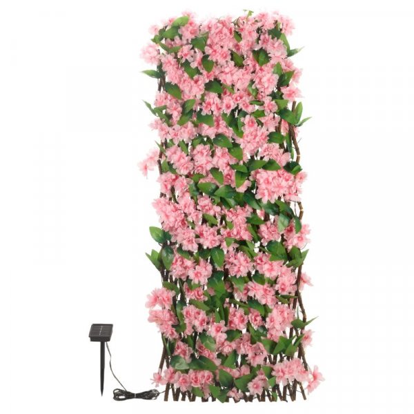 Solar In-Lit Pink Cherry Blossom Expanding Trellis - Smart Garden ...