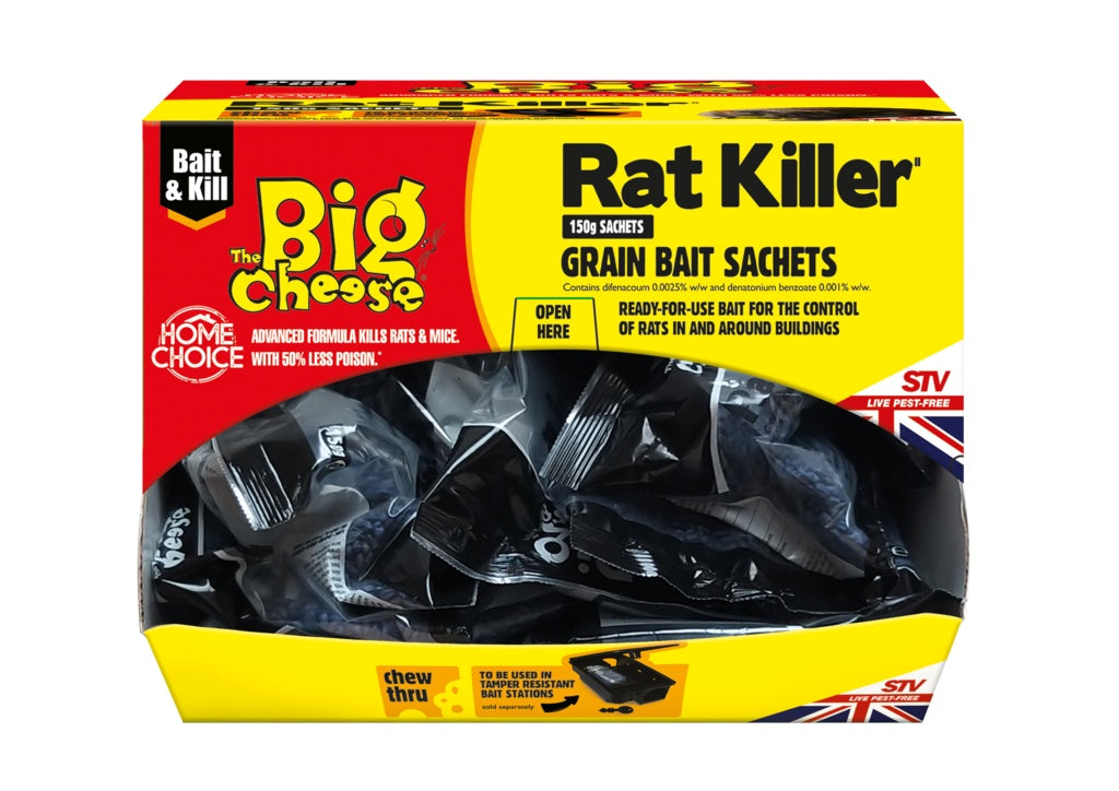 The Big Cheese Rat Killer Grain Bait - 150g – Southwood Garden Centre